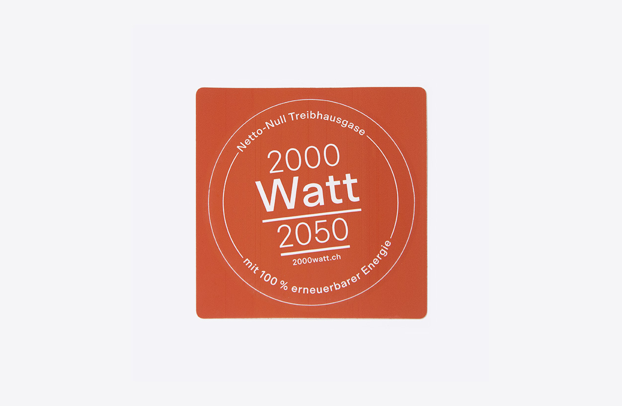 «2000 Watt» Sticker als Mailingverstärker | Manroof Werbeartikel